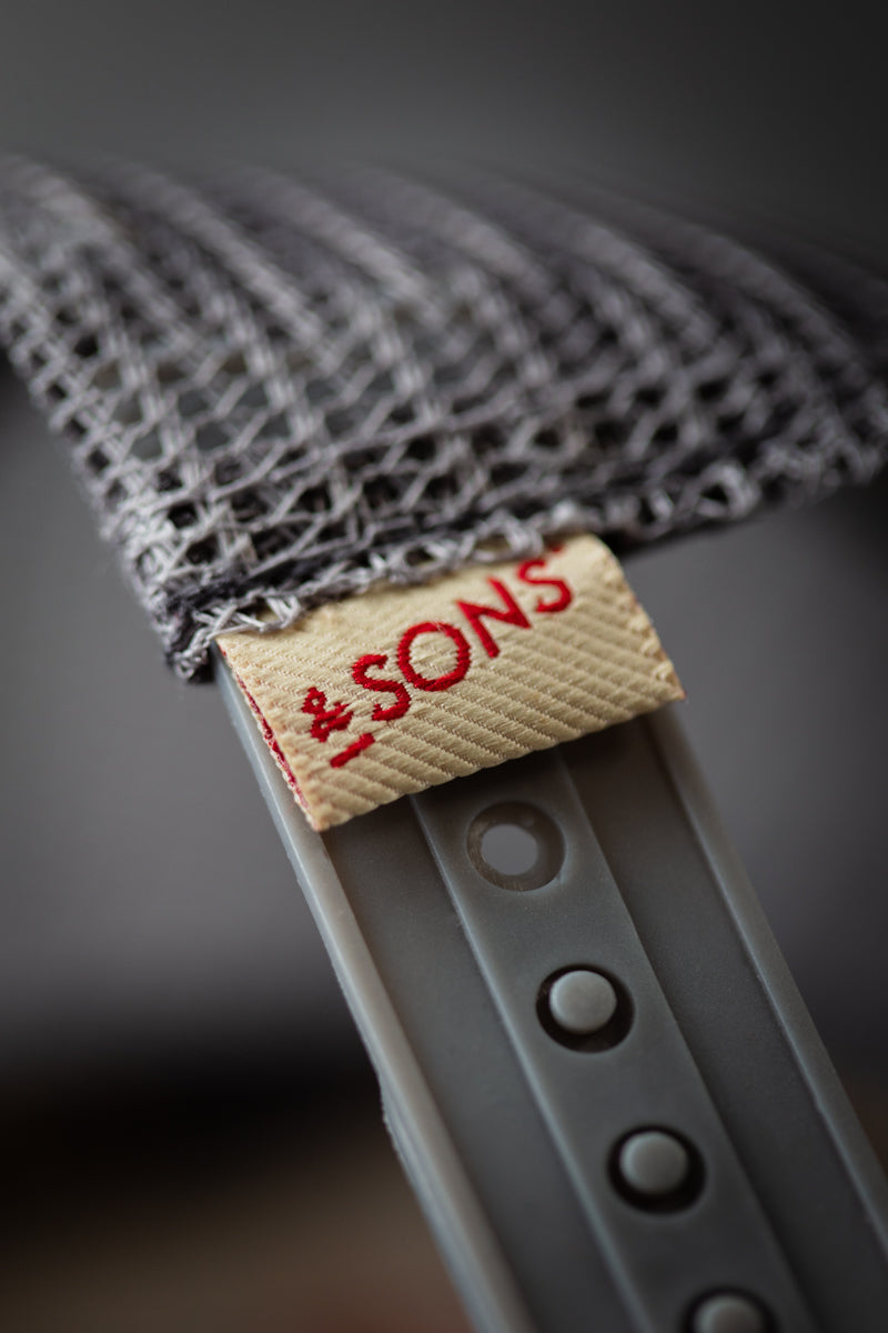 Trucker Badge Cap Grey – www.andsons.us