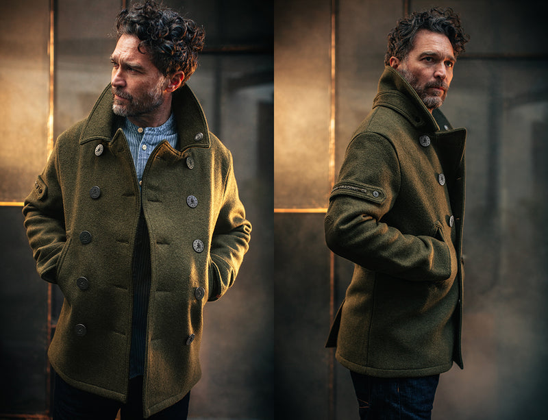 &SONS Boardwalk Peacoat Army Green – www.andsons.us