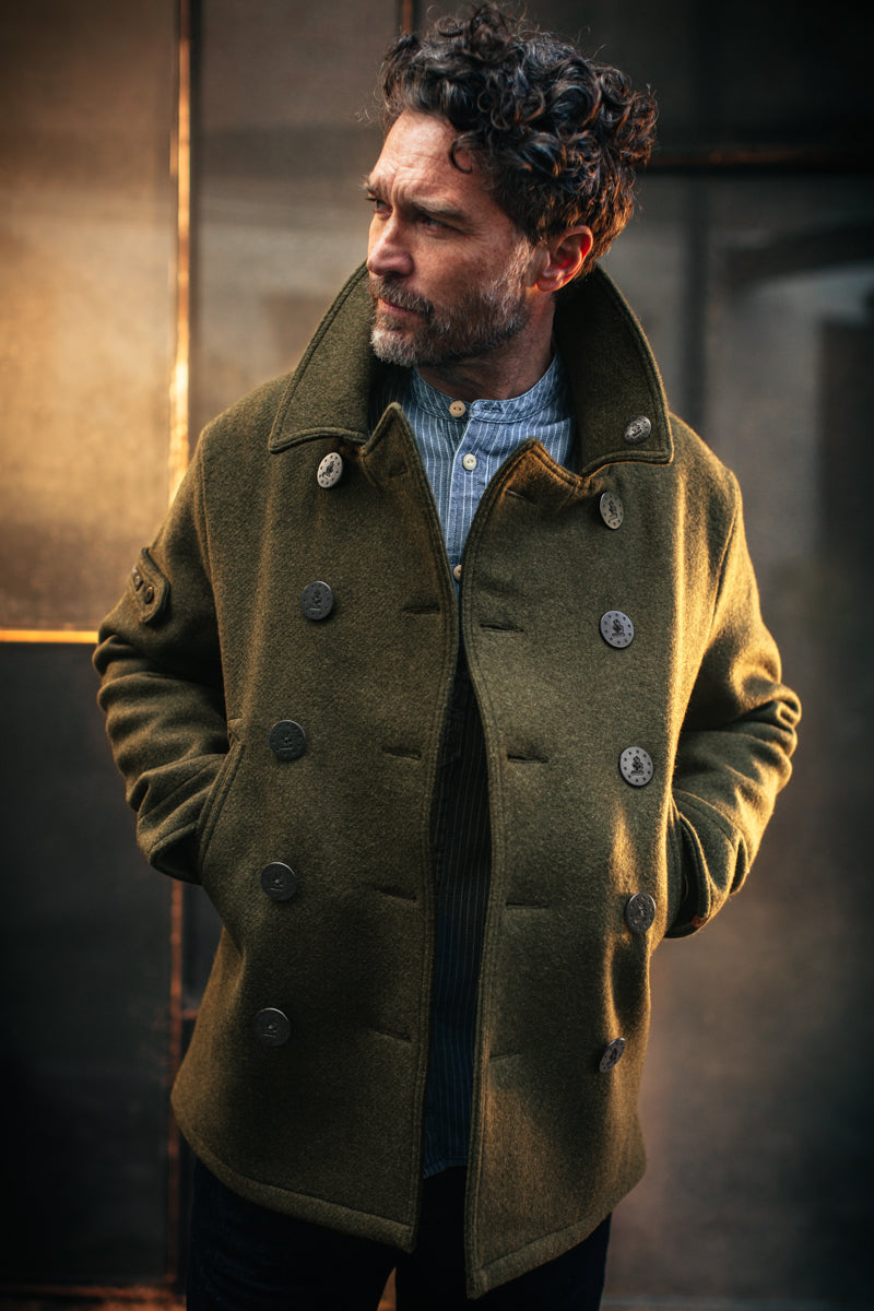 &SONS Boardwalk Peacoat Army Green – www.andsons.us