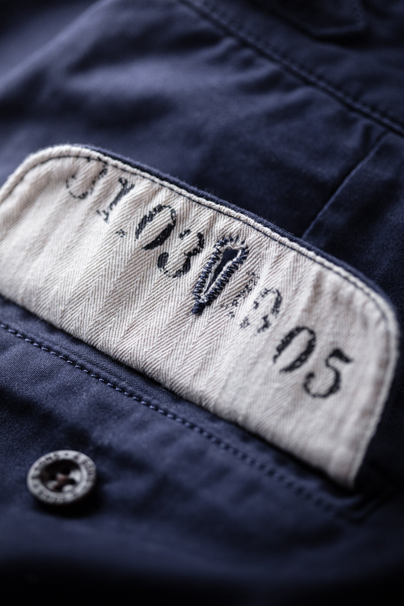 &SONS Hemingway Trousers Midnight Blue – www.andsons.us